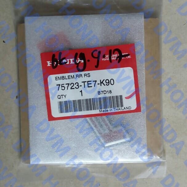 Jual Emblem/Logo RS Original Mobilio ( DVM DAVID MOTOR ) | Shopee Indonesia