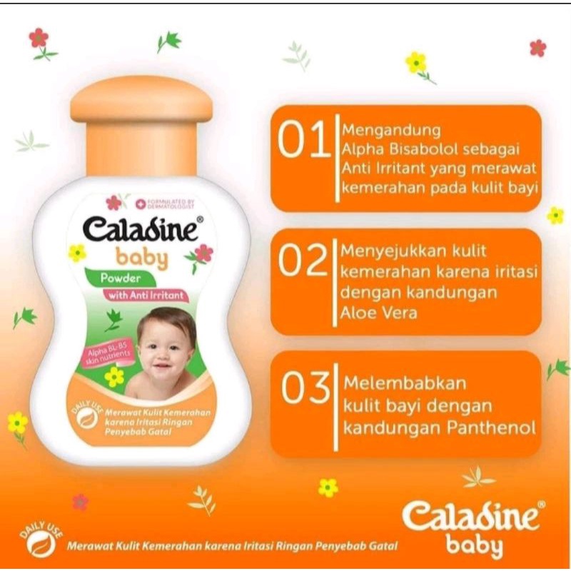 Jual Caladine Baby powder 100gr, Anti iritasi/biang keringat pd Bayi ...