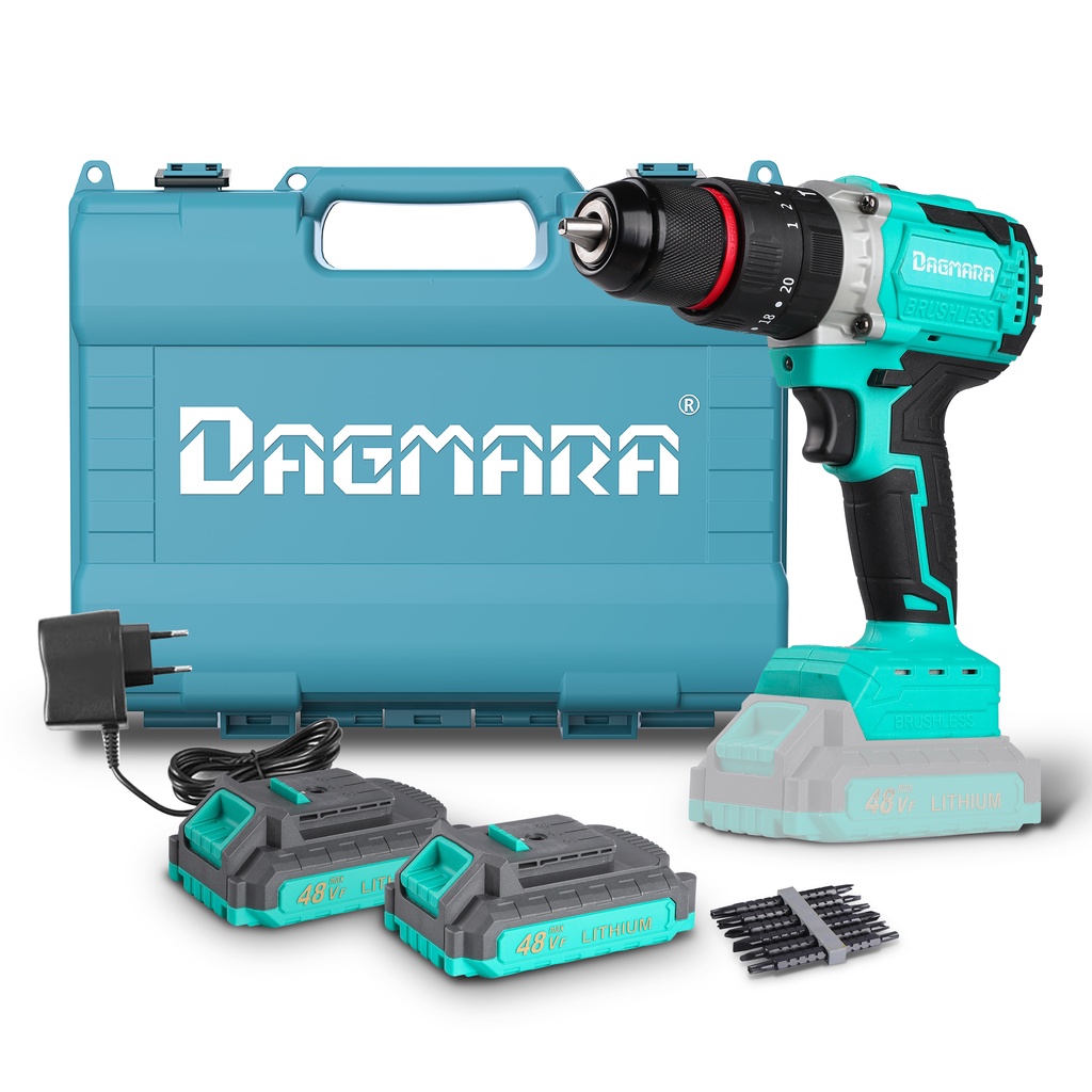 Jual Dagmara seri biru Heavy Duty Cordless tools(impact wrench/cordless ...