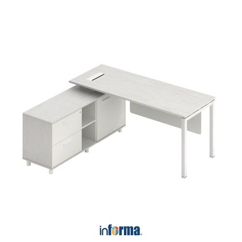 Jual Informa Sieben I I Meja Kantor Manajer Sisi Kiri 180 cm Office ...