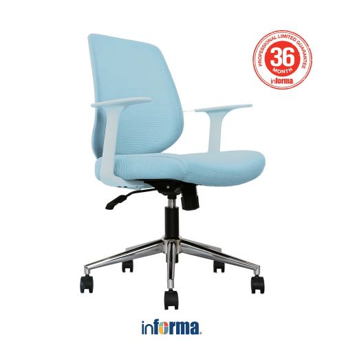 Jual Informa Sunon Shield Kursi Kantor Sandaran Rendah - Biru Tempat ...
