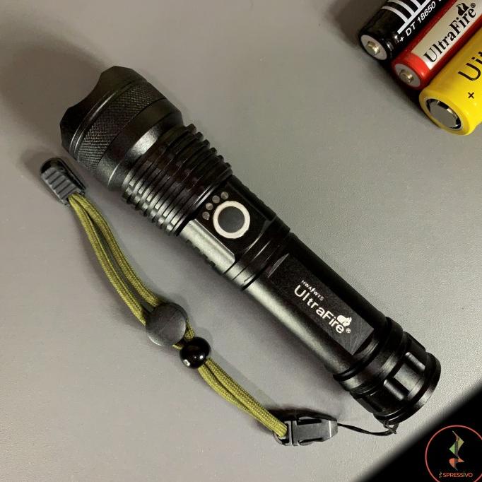 Jual Senter LED XHP 50 ultrafire Cree Compact baterai 26650 ...