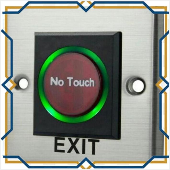 Jual [GPD] EXIT BUTTON NO TOUCH STAINLESS ACCESS DOOR CONTROL PUSH ...
