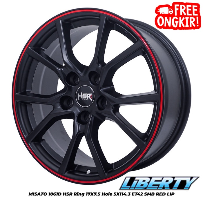 Jual Velg Mobil Honda Hrv Ring 17X75 Pcd 5X114,3 Et42 Hsr Wheel Misato ...