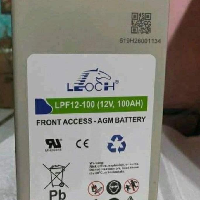 Jual Ready Stock! Battery Agm Merek Leoch 12V 100Ah | Shopee Indonesia
