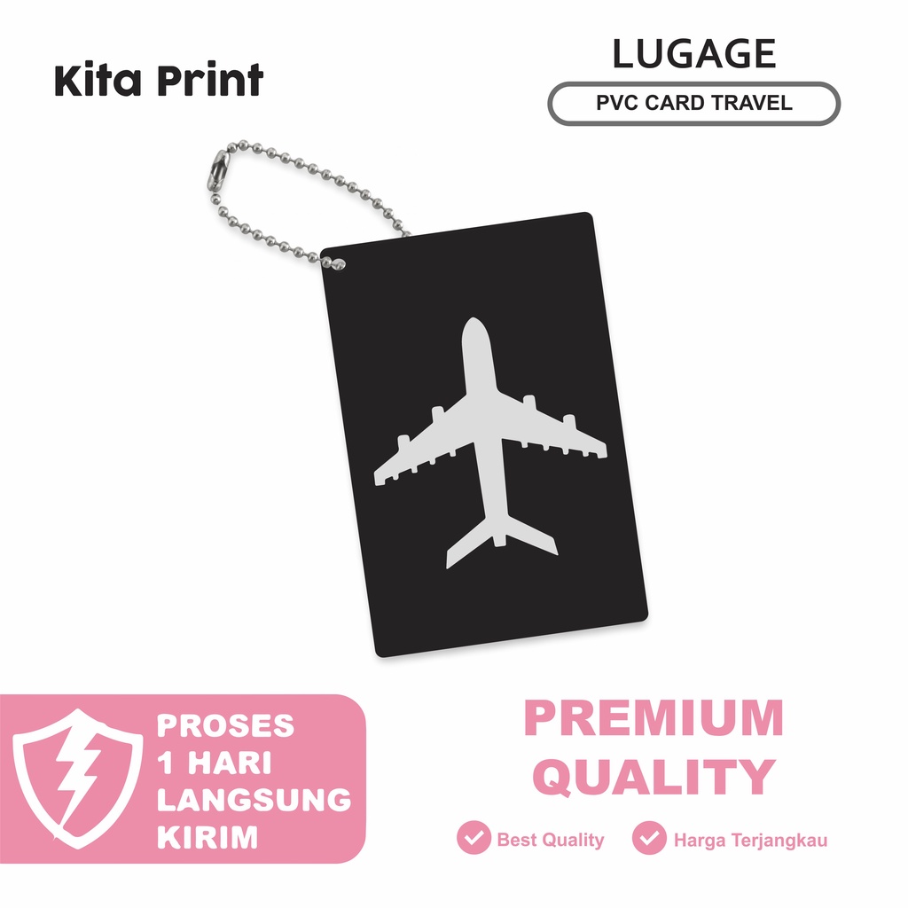 Jual Custom Luggage Tag Akrilik Gantungan Koper Tag Label Tas Label ...