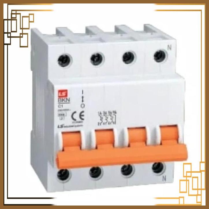 Jual [SSP] MCB 1 - 32A 4P / 4 Phase BKN Series 6Ka merk LS Electric ...