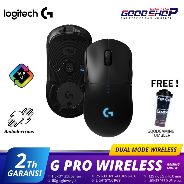 Jual Logitech G Pro Wireless Gaming Mouse | Shopee Indonesia