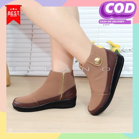 Jual Spatu Wanita Cewe Cewek Model Dewasa Boot Heels Nyaman Klasik ...