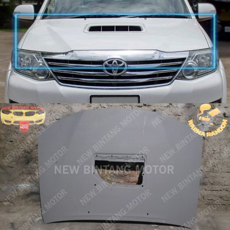 Jual Kap mesin kap motor toyota fortuner 2012 2014 original | Shopee ...