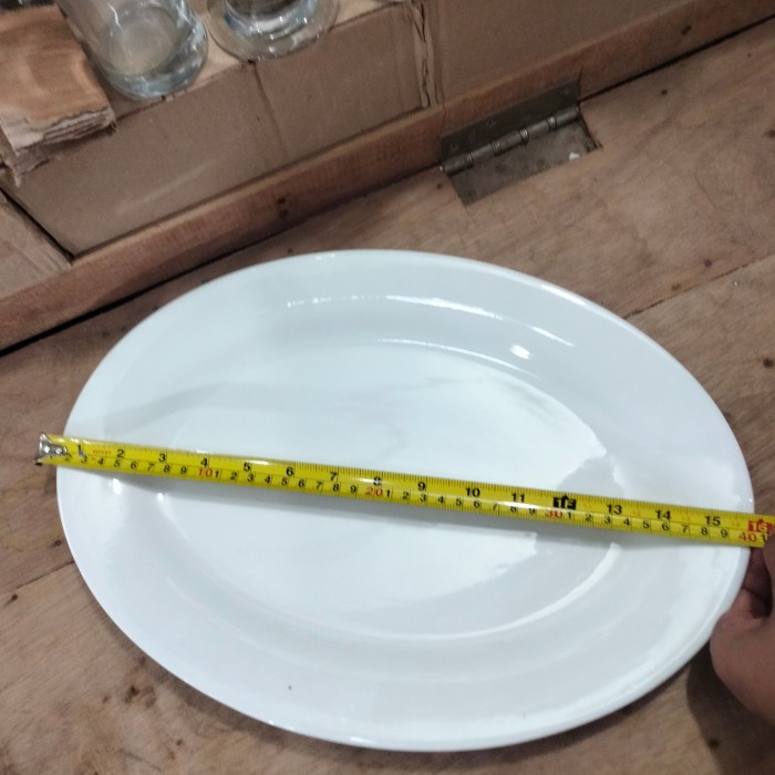 Jual Piring Saji Ikan Oval Keramik 40 Cm I Piring Lodor Keramik Jumbo ...