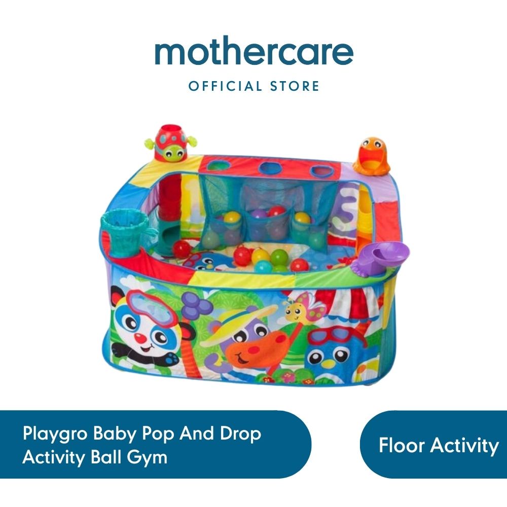 Jual Playgro Baby Pop And Drop Activity Ball Gym - Mainan Kolam Mandi ...