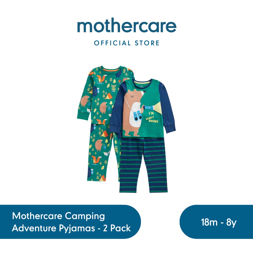 Jual Mothercare Camping Adventure Pyjamas - 2 Pack - Set Piyama Anak ...