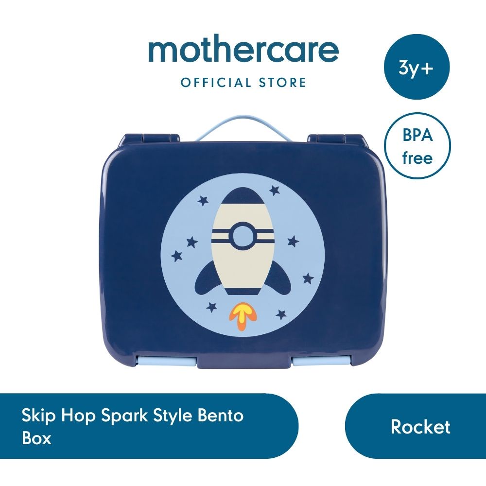 Jual Skip Hop Spark Style Bento Box Rocket - Kotak Makan Anak (Roket ...