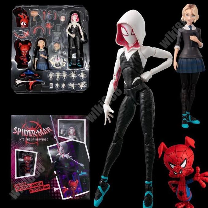 Jual Action Figure Gwen Stacy Spiderman Into The Spider Verse | Shopee ...