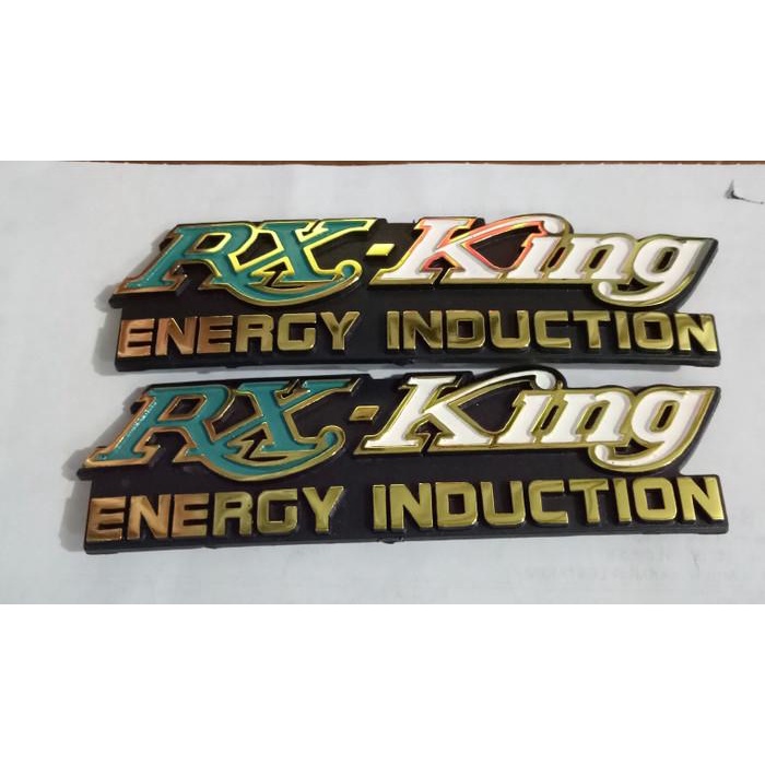 Jual Logo Emblem Box Aki Tutup Aki Rx King Energy Induction Hijau (Set ...