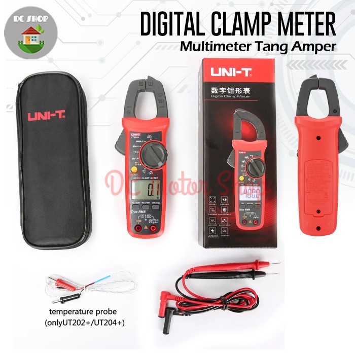 Jual Uni-T Ut202A+ Ut203+ Ut204+ Digital Clamp Meter Multimeter Tang Amper | Shopee Indonesia