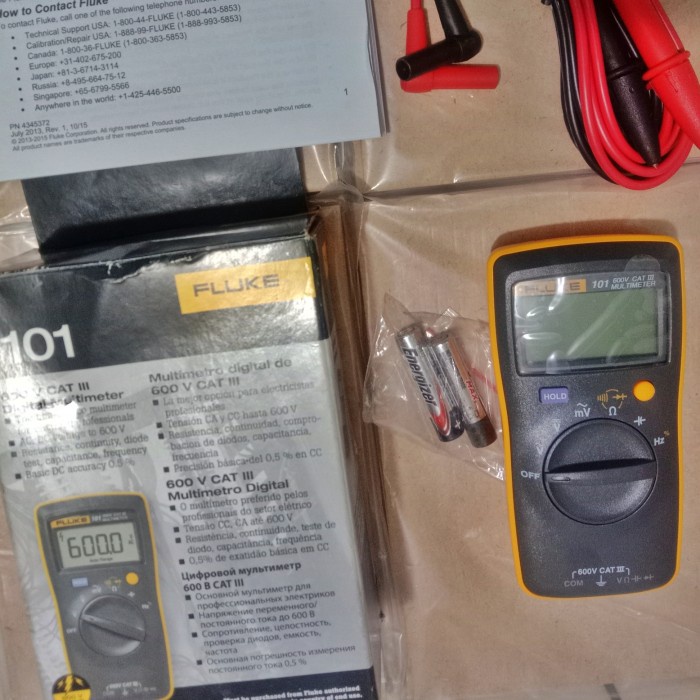 Jual Fluke 101 Digital Multimeter Multitester Avometer Original Murah ...
