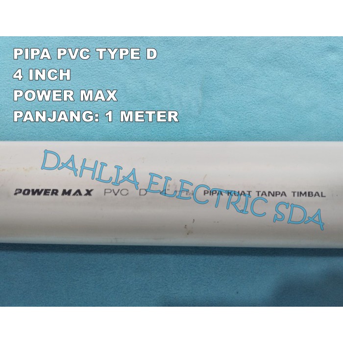 Jual Pipa Pvc 4 Inch Panjang 1 Meter D Putih Power Max Best | Shopee ...