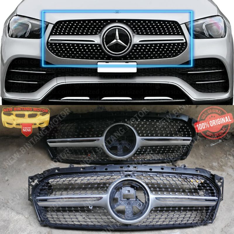 Jual Grill mercedes GLE Class W167 AMG 2020 2022 original | Shopee ...