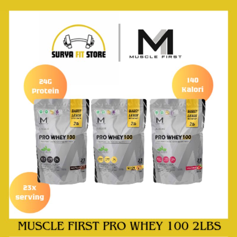 Jual Muscle First Pro Whey 100 2lbs | Shopee Indonesia