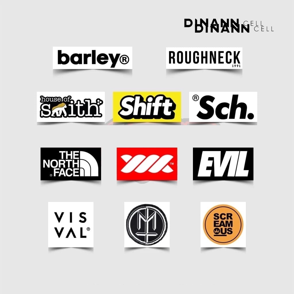 Jual [F] Stiker Distro Brand Clothing (Bijian) - Maternal Barley Rsch ...