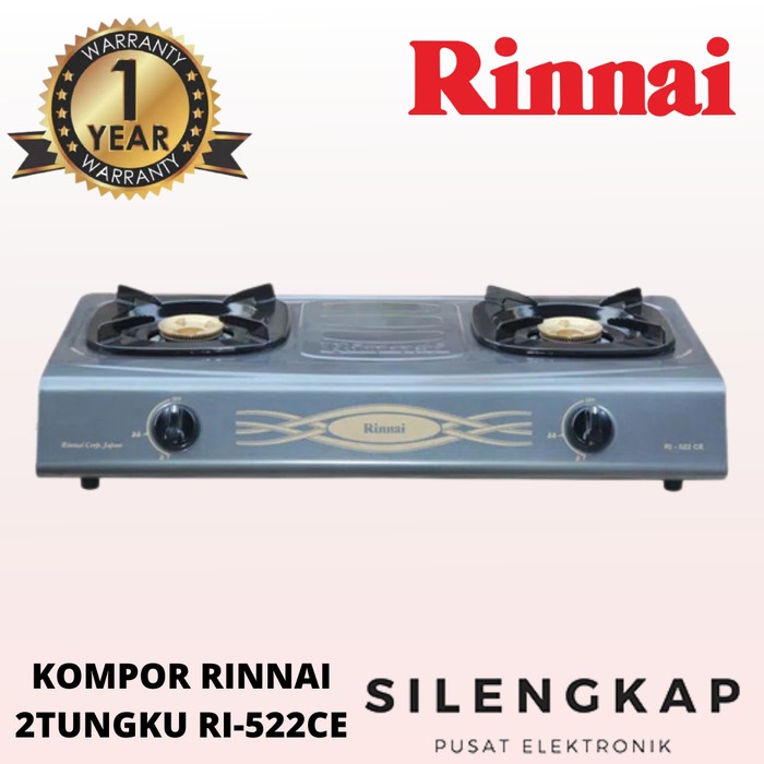 Jual [Ori] Kompor Gas Rinnai 2 Tungku 522 Ce Diskon | Shopee Indonesia