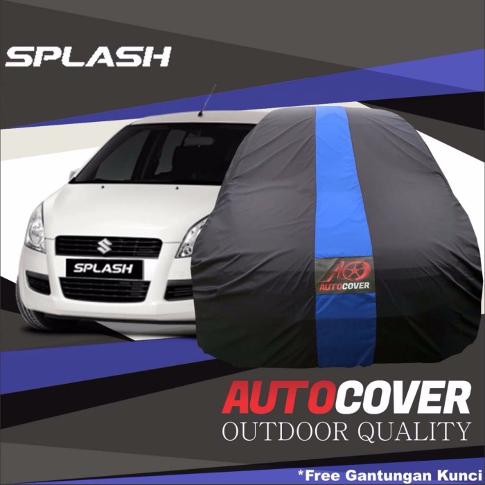 Jual Ready Cover Body Mobil Suzuki Splash Waterprof Anti AirLuntur ...