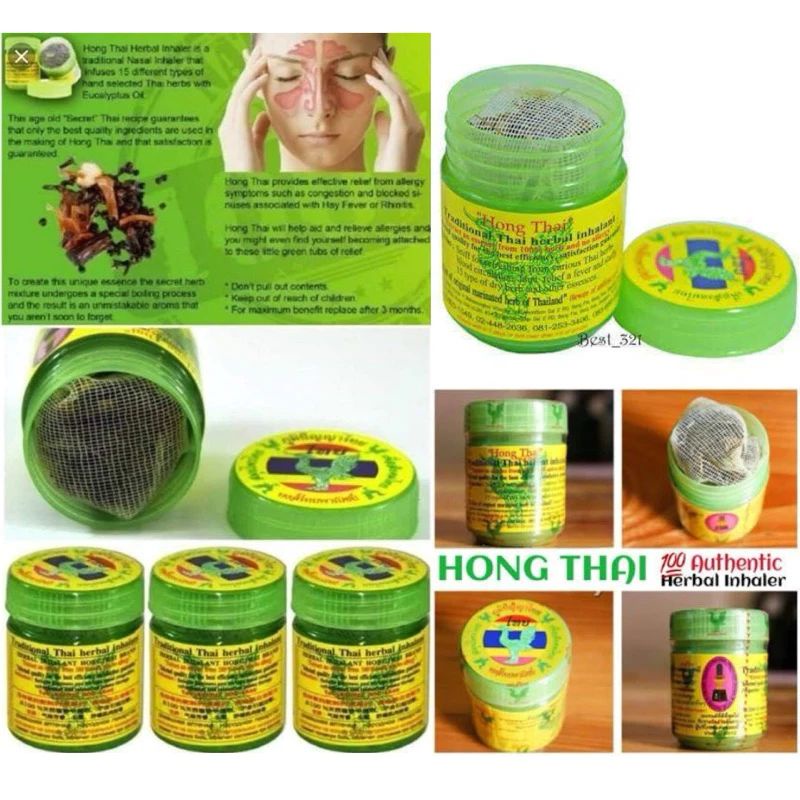 Jual NEW 100% ORIGINAL INHALER HONG THAI HONGTHAI LISA BLACKPINK TRADITIONAL THAI HERBAL INHALER ...