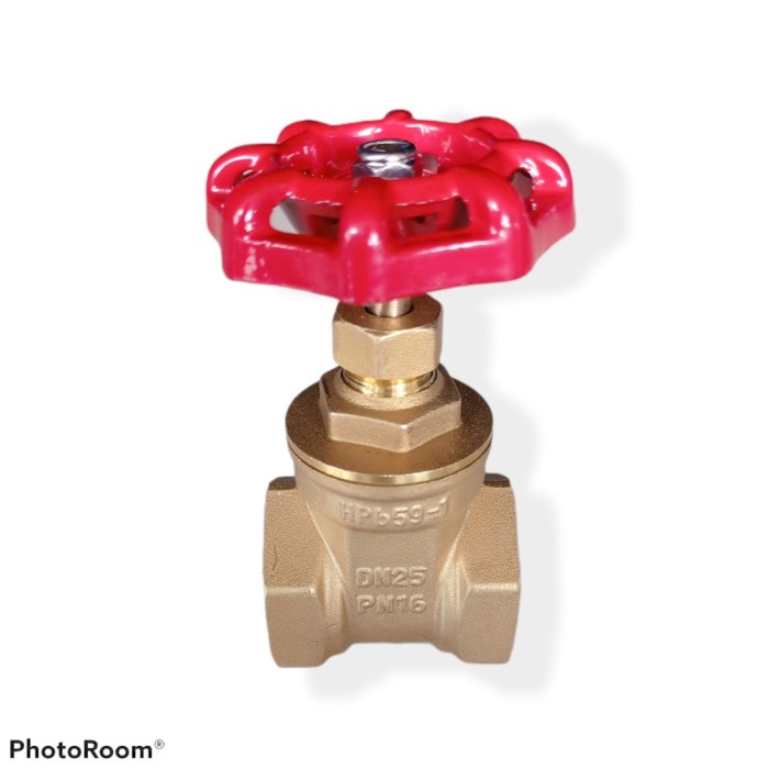 Jual [Original] Gate Valve Drat Kuningan 1 Inch Dn25 / Stop Kran 25Mm Limited | Shopee Indonesia