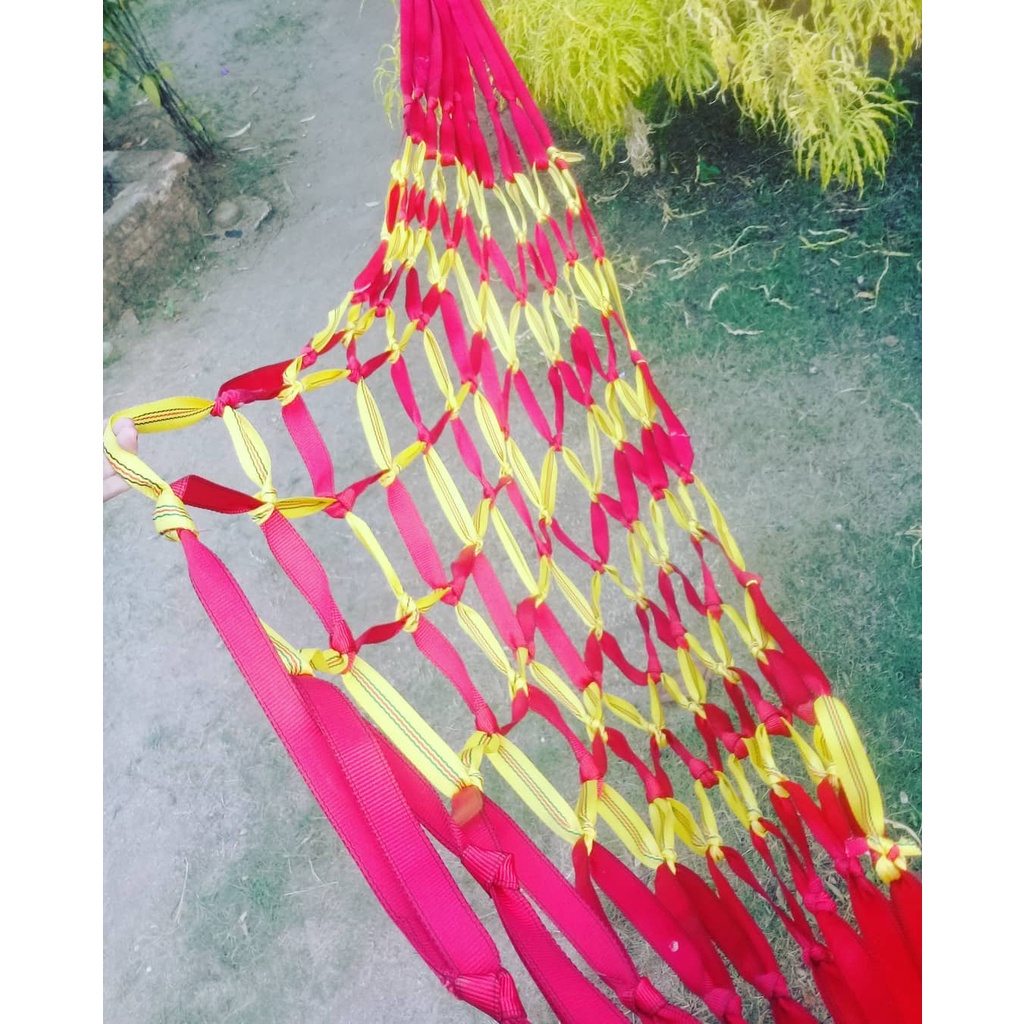 Jual Ayunan Tali Rajut Ayunan Gantung Di Pohon Jaring Hammo / Ayunan ...