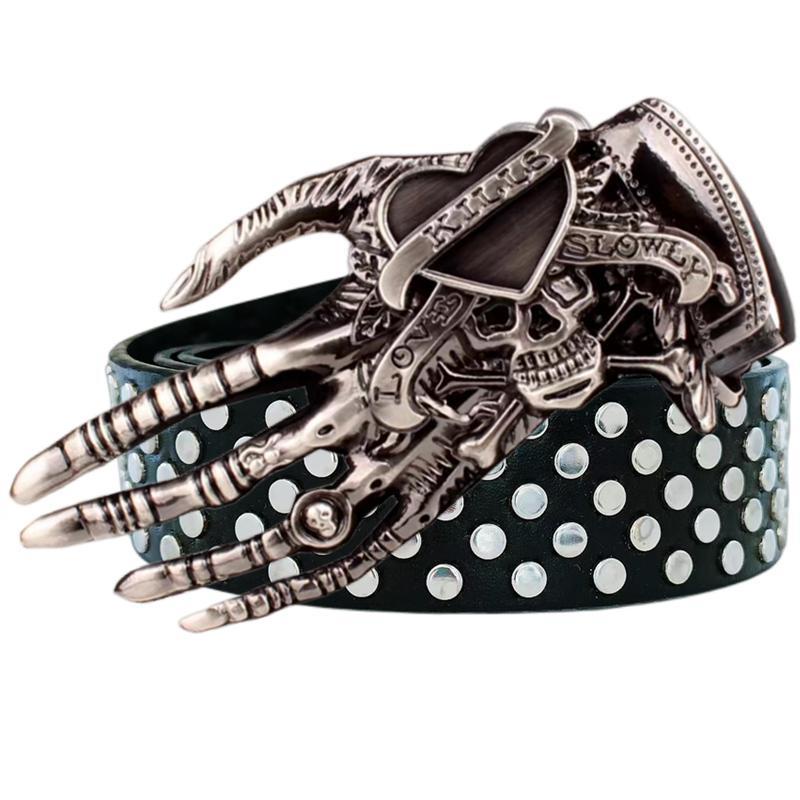 Jual Sabuk Keling Tengkorak Kepala Besar Punk Trendi Non-Mainstream ...