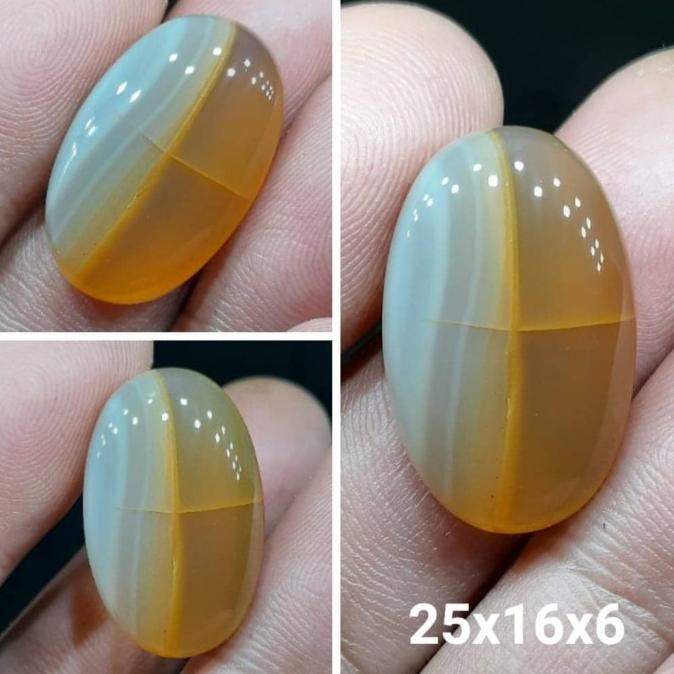 Jual [HGM] Natural Batu Akik Motif Gambar Simbol Cross Tapak Jalak ...