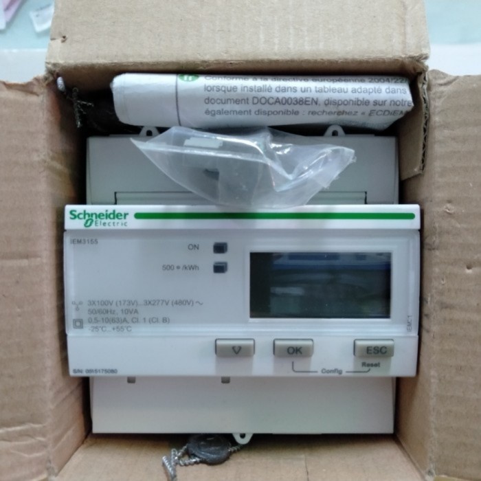 Jual Original Kwh Meter 3Phase Schneider A9Mem3155 Terbaru | Shopee ...