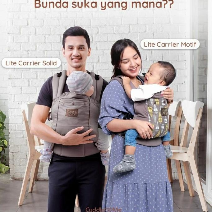 Jual CUDDLEME Lite Carrier | Baby Carrier | Gendongan Bayi | Cuddle Me ...