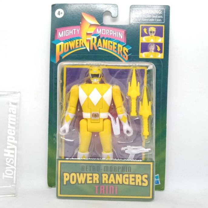 Jual Original Retro Morphin Power Rangers Yellow Trini MMPR Bandai 1 ...