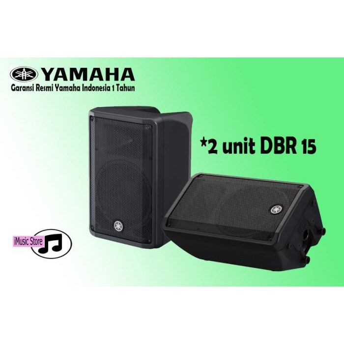 Jual Yamaha Speaker DBR15 DBR 15 Aktif Active Garansi Resmi ( 2 Unit ...