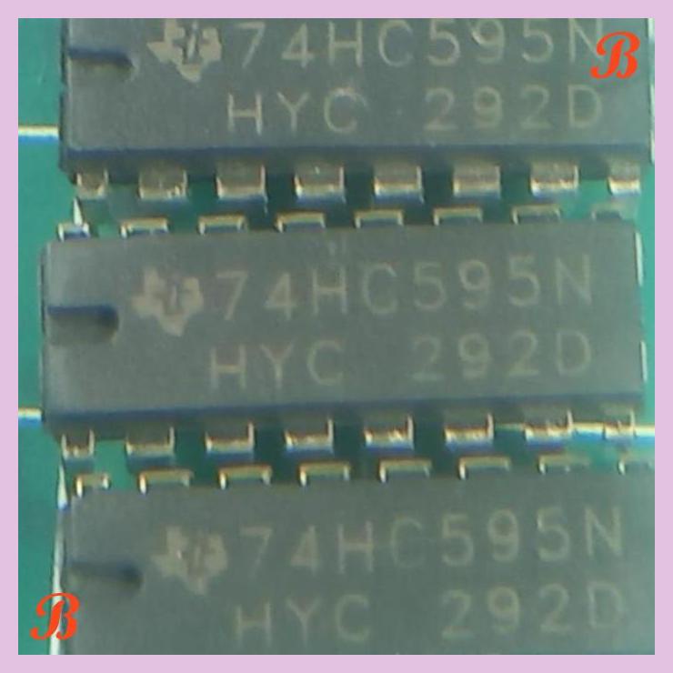 Jual | SHE | 74HC595 8 BIT SHIFT REGISTER WITH OUTPUT LATCHES 3 STATE ...