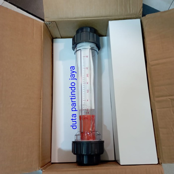 Jual Flowmeter / Rotameter Durable Plastic 16 M3/H Drat 1 1/2 inch ...