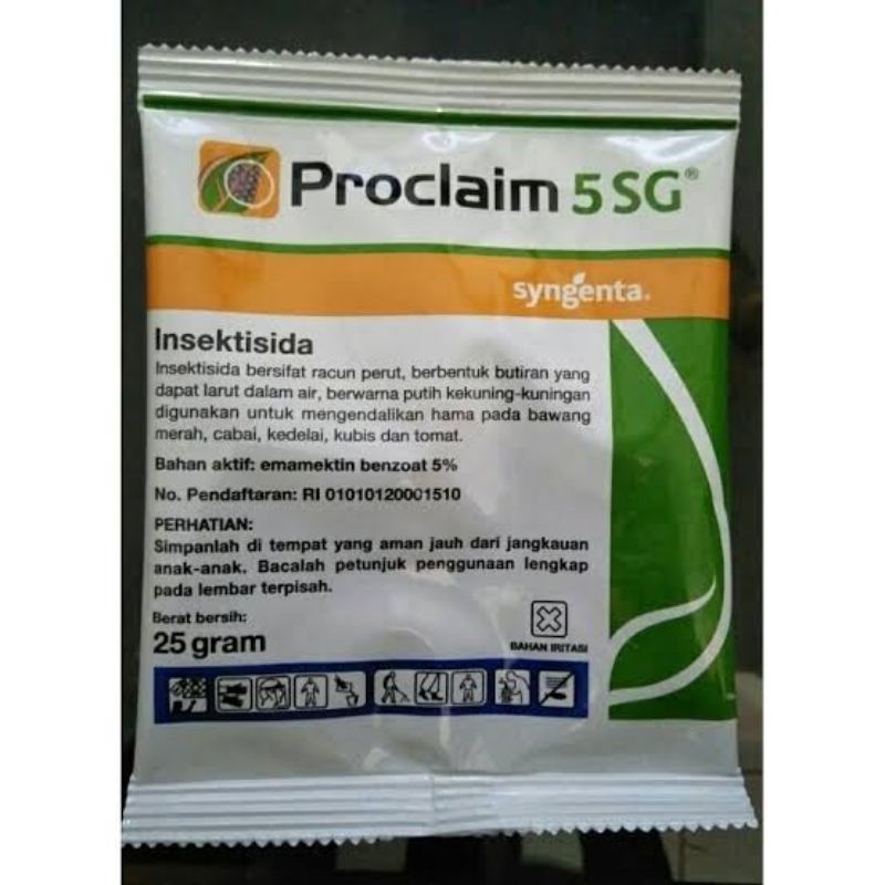 Jual Insektisida PROCLAIM 5 SG - 25 Gram | Shopee Indonesia