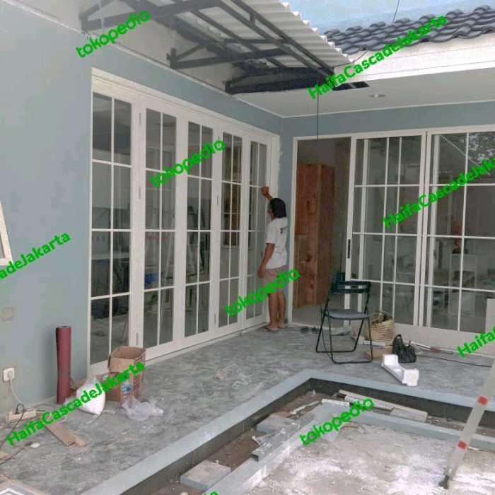 Jual [New] Kusen Aluminium Ykk Powder Coating Warna Cream M 301 Bapak ...