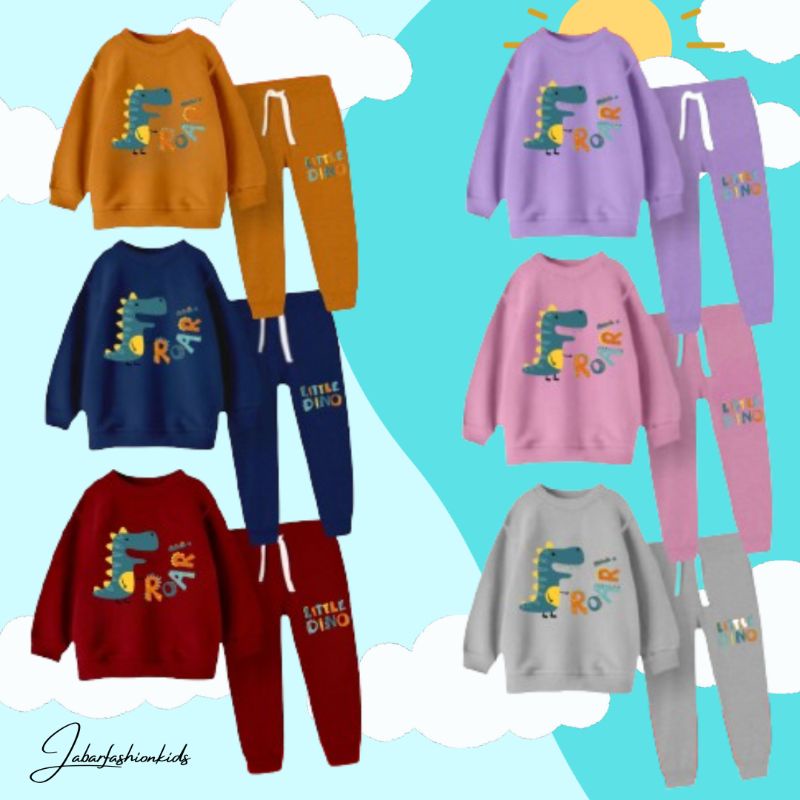 Jual JABAR Baju Anak Setelan Joger Unisex Baju Sweater Motif Karakter ...