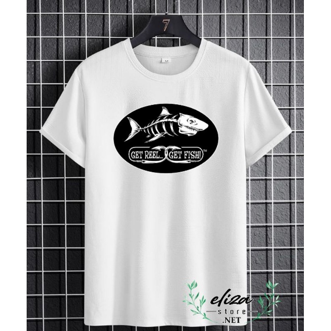 Jual Kaos Dewasa / Get Reel Get Fish Cotton Combed | Shopee Indonesia