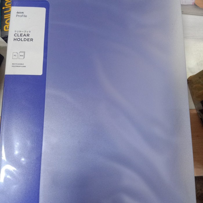Jual Promo Clear Holder F4 Daiichi 100 Pocket / Dokument Keeper F4 100 ...