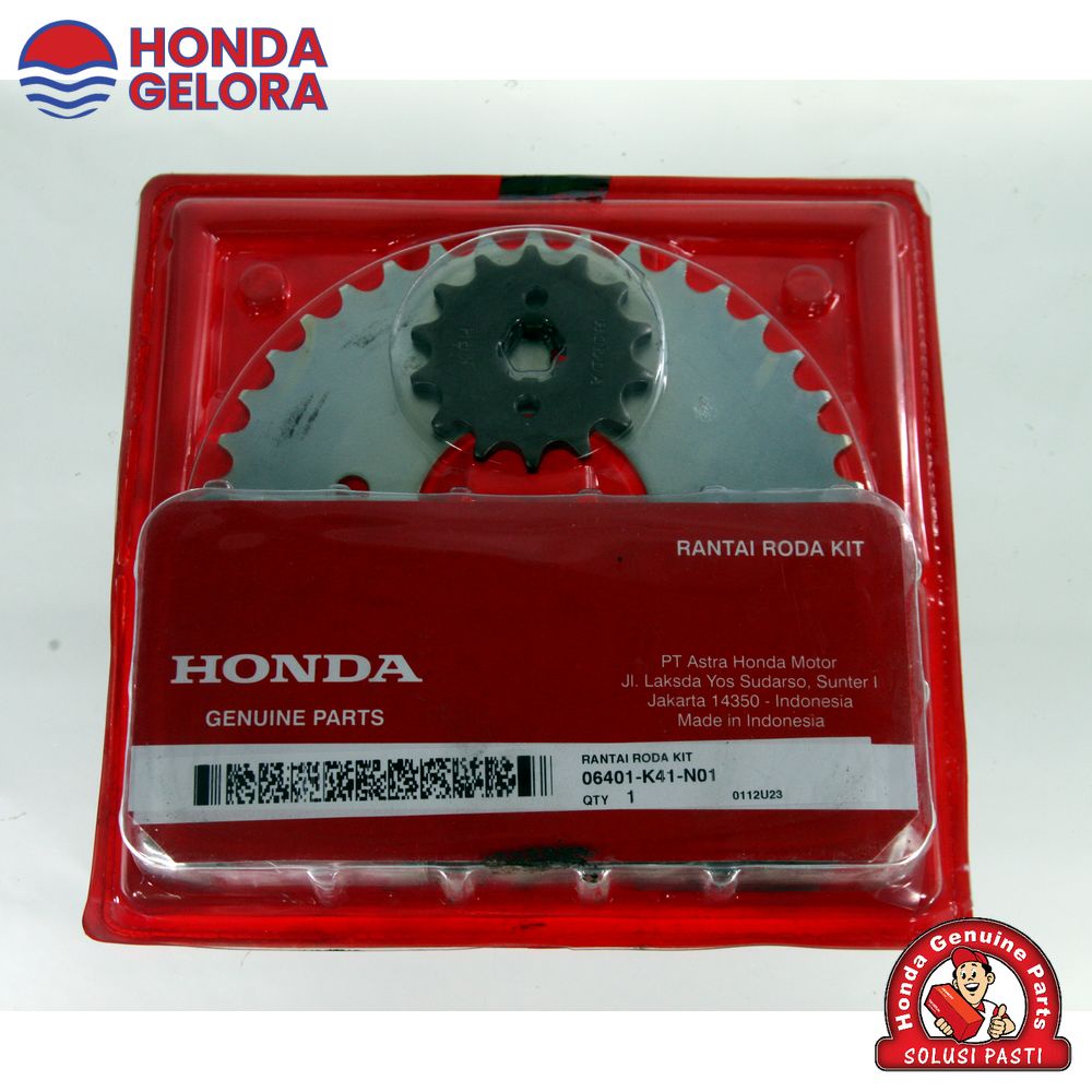 Jual GEAR SET / RANTAI SET NEW SUPRA X 125 FI - DRIVE CHAIN KIT ...