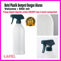 Jual Botol Plastik Semprot Dengan Ukuran Bisa ON/OFF Atur Semprotan 550 ...