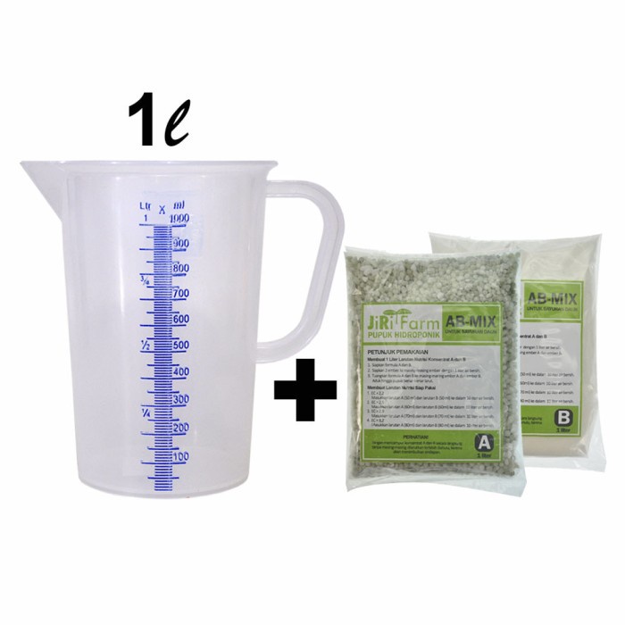 Jual JIRIFARM PAKET AB MIX SAYUR 1 LITER + GELAS TAKAR (11481-08255 ...