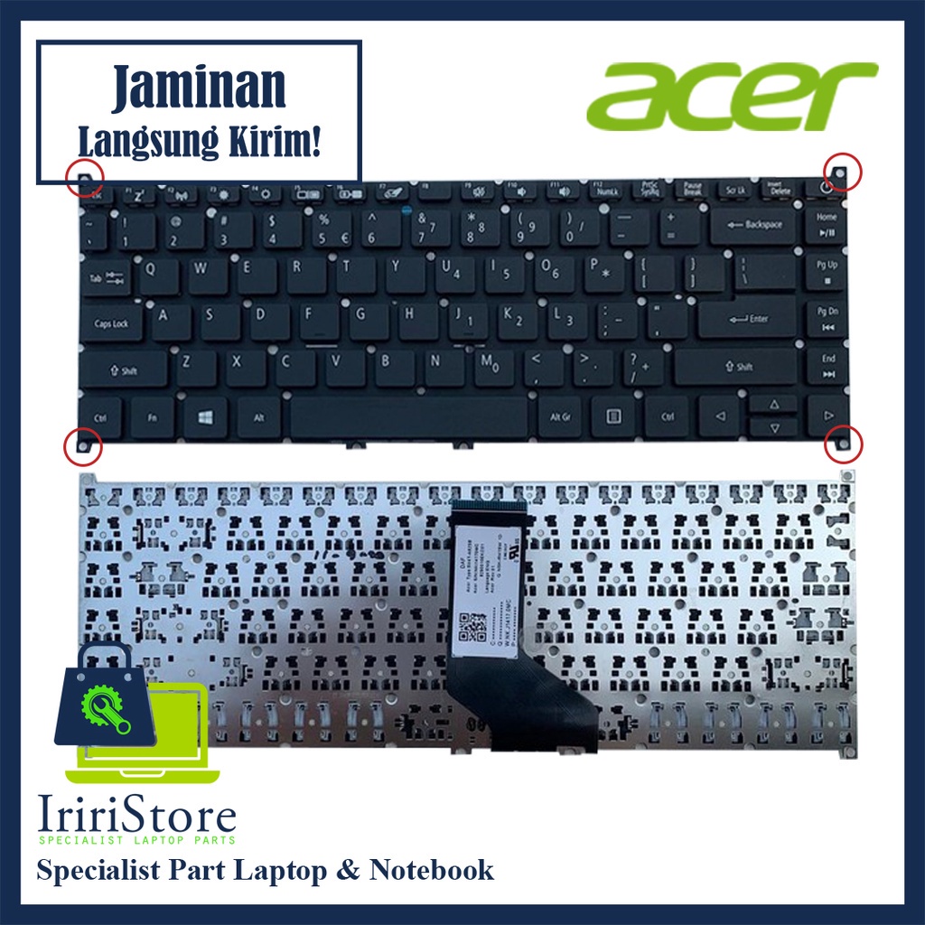 Jual Keyboard Laptop Acer Aspire 3 A314, A314-31, A314-33, A314-41 ...