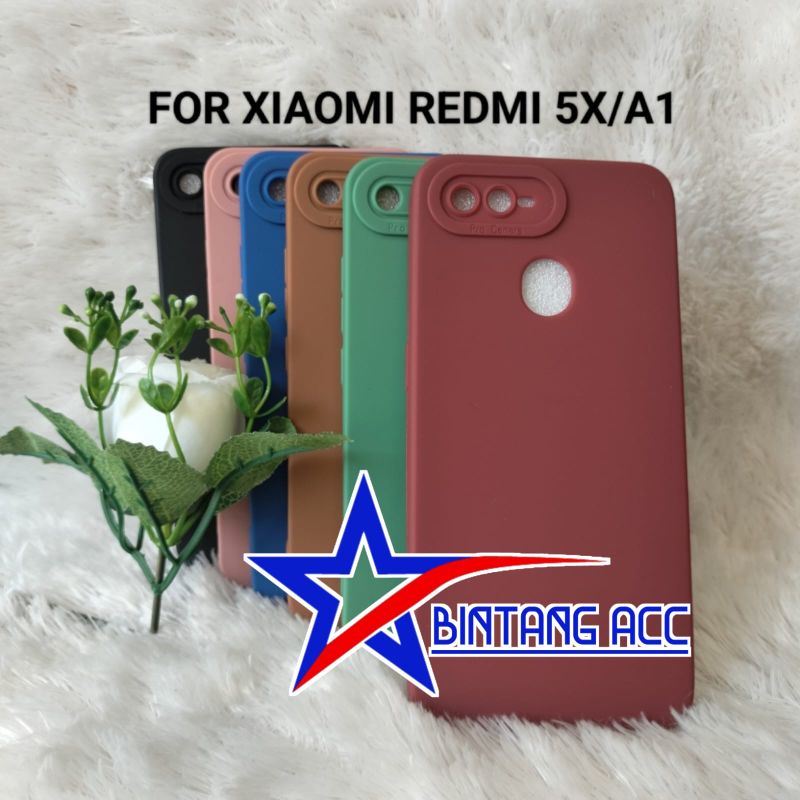 Jual Case Slikon Pro Camera Xiaomi Redmi 5X miA1 Macaron Tpu | Shopee ...
