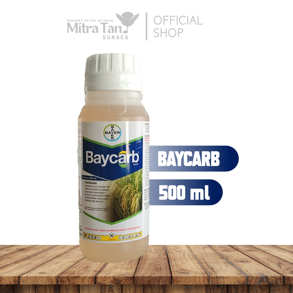 Jual Insektisida BAYCARB 500EC - 500ml obat pengendali hama wereng pada ...